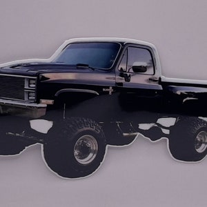 Chevy Square Body Vinyl Sticker , Offroad Waterproof Truck Decal ...