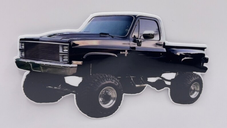 Chevy Square Body Vinyl Sticker , Offroad Waterproof Truck Decal ...