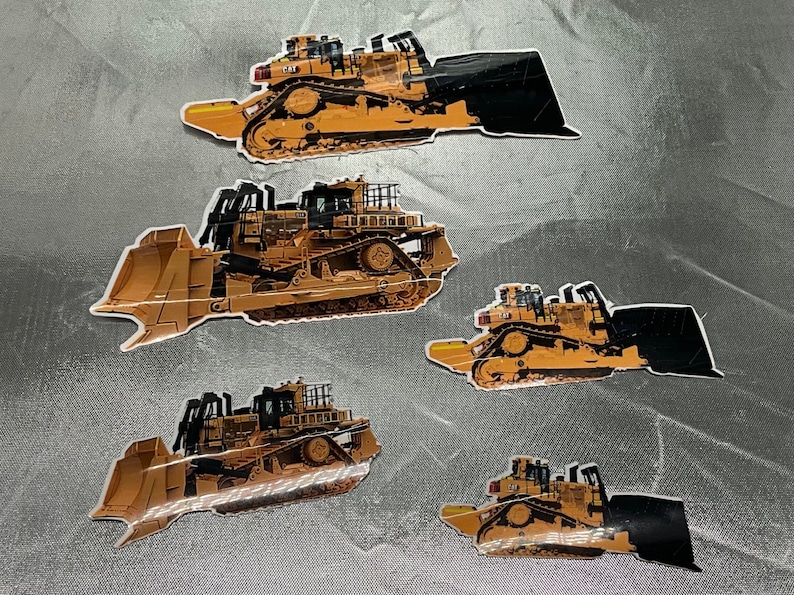 Caterpillar D11 Bulldozer Sticker Bundle, Construction Waterproof Truck ...