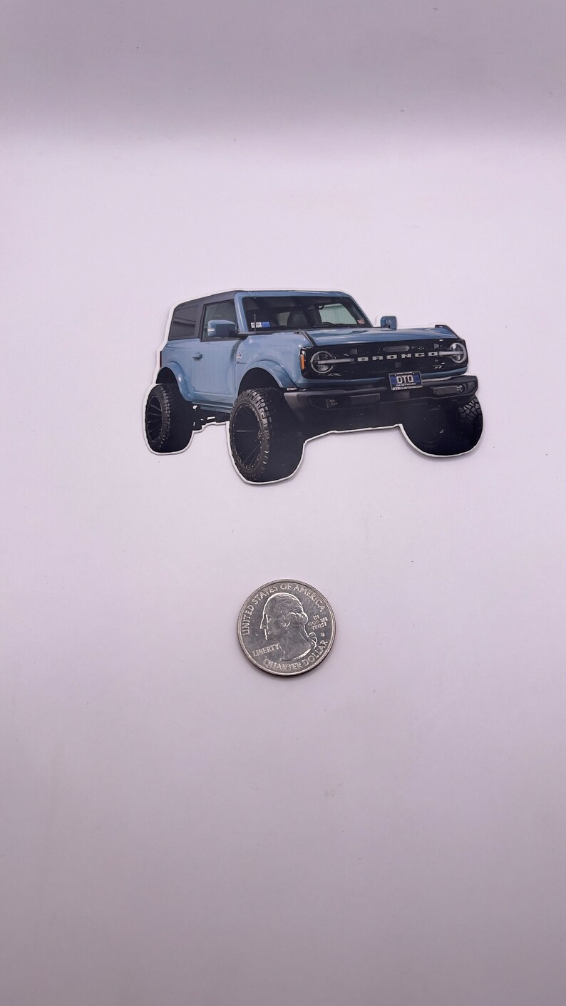 New Ford Bronco Sticker Set of 2, Offroad Waterproof Truck Decal ...