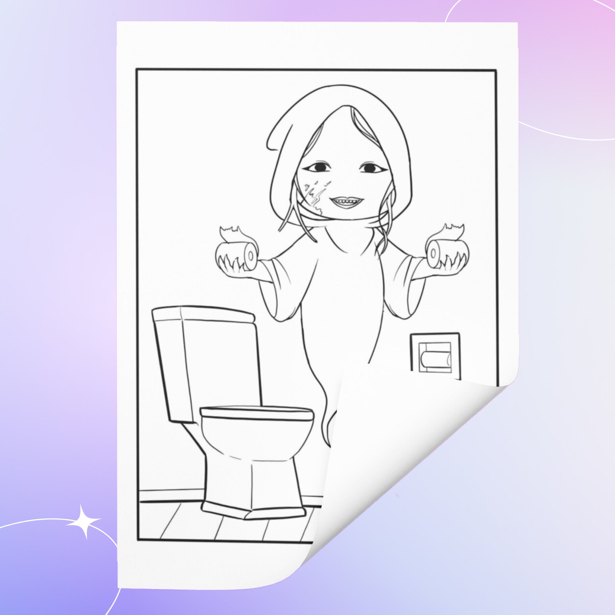 Urban Legends Coloring Book, Japanese Spooky Folklore Coloring Pages ...