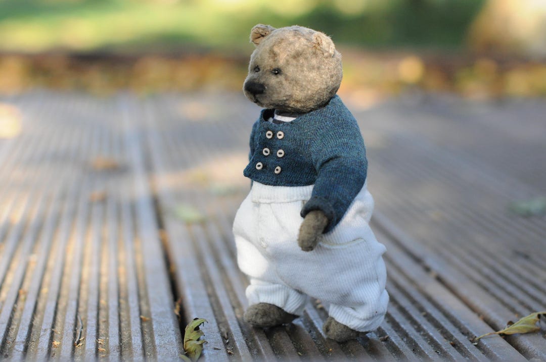 Teddy Bear Fedor, Artist Toy Handmade Exclusive - Etsy