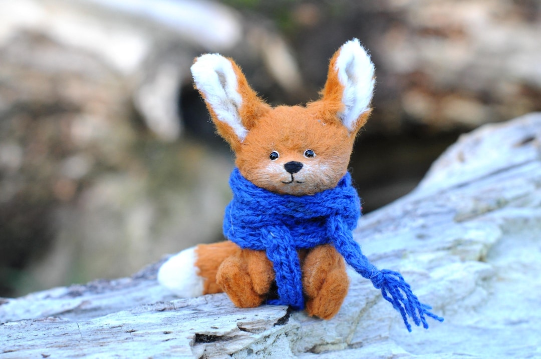 Fox Artist Toy Oscar, Handmade Toy, Classic Red Fox Kid, Fennec Fox ...