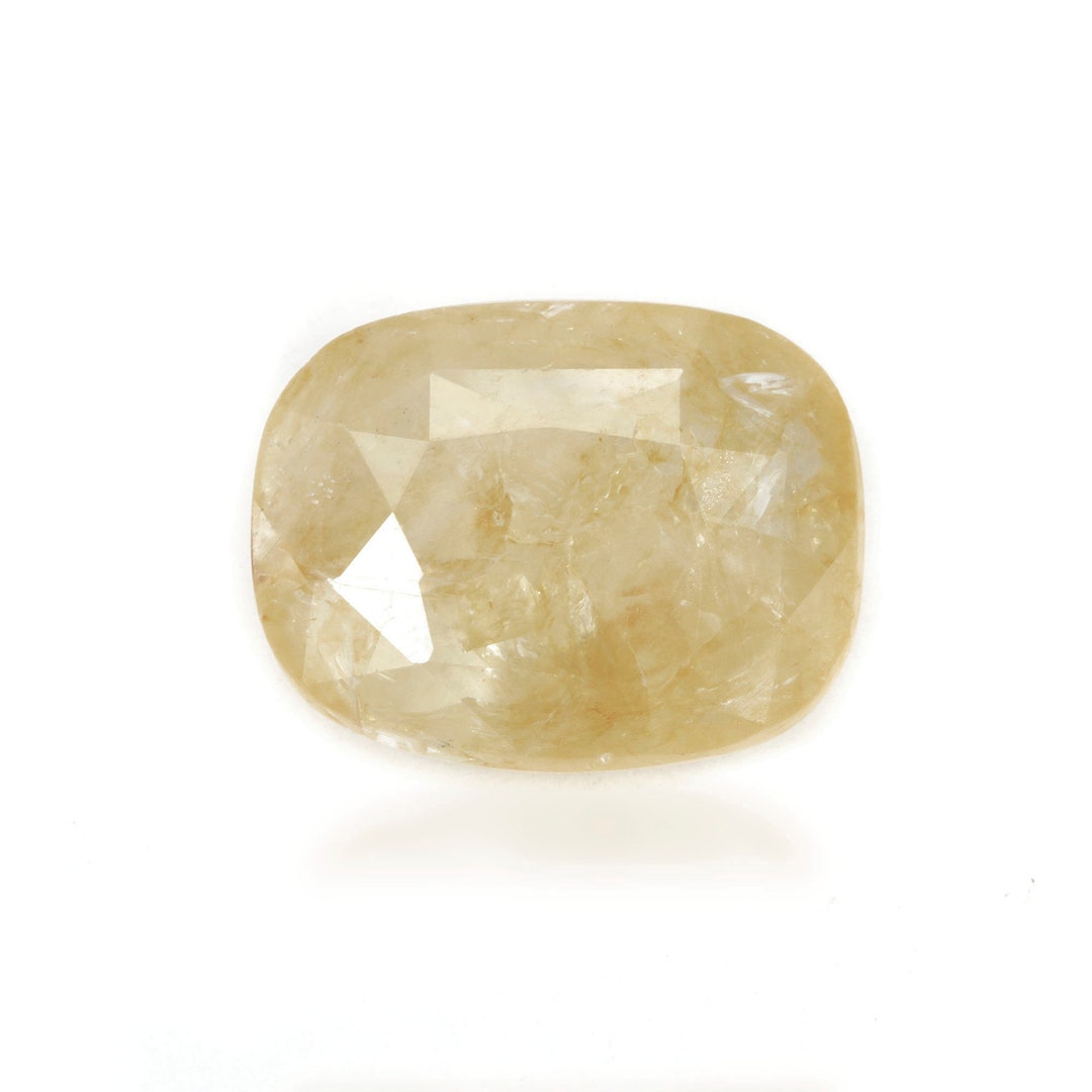 9.31cts Ceylon Yellow Sapphire Certified Ceylon Pukhraj Rashiratan ...