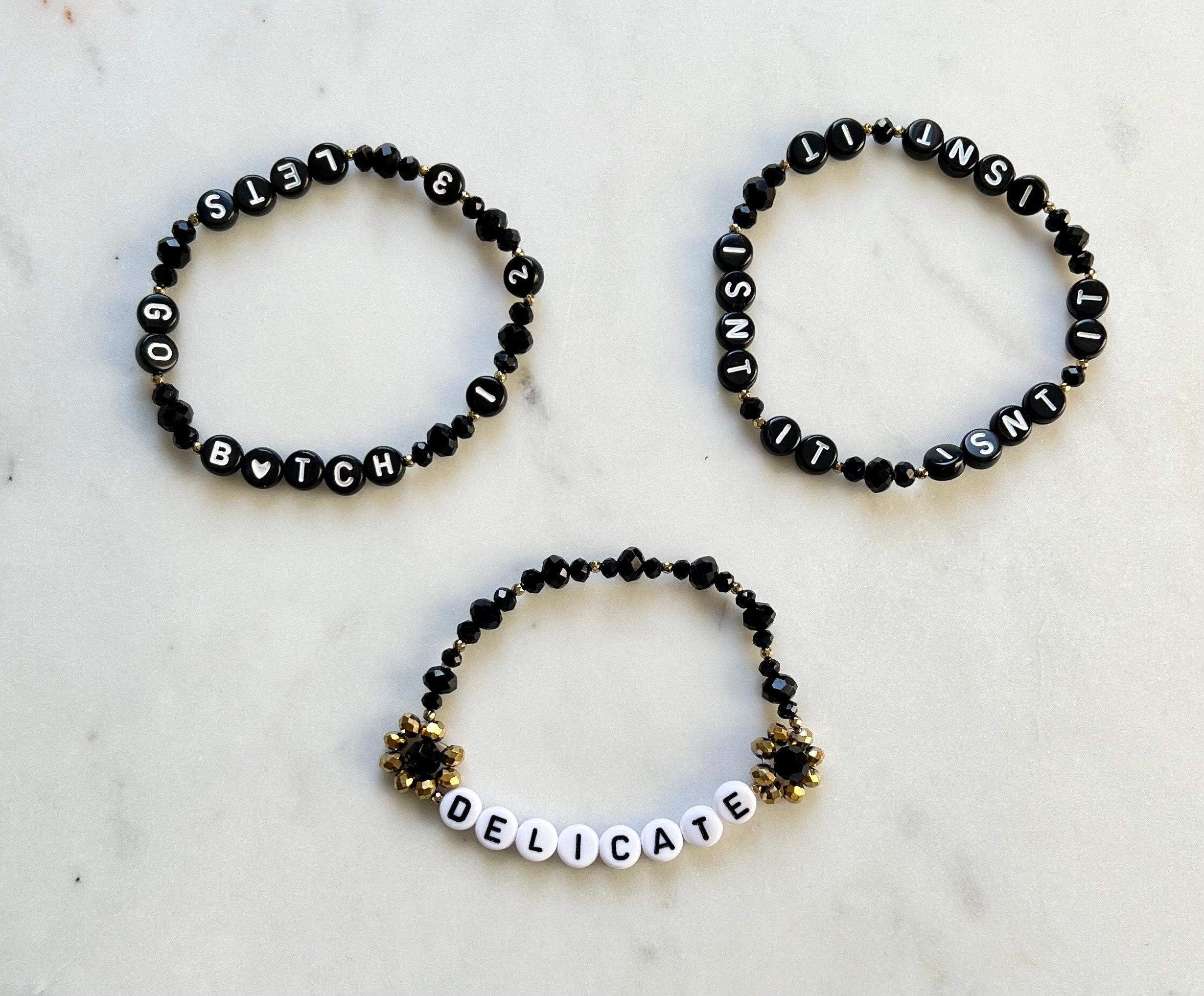 Gold Reputation Collection Friendship Bracelet Set Taylor Swift - Etsy