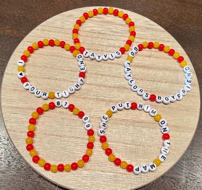 Unhinged KC Chiefs X Swiftie Friendship Bracelet - Etsy