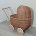 Wicker Trailer, Handcrafted Pram, Ecological Wicker Pram, Toy Trolley ...
