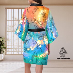 Time Travel Kimono / Kimono Style Robe / Festival Kimono / Rave Outfit ...