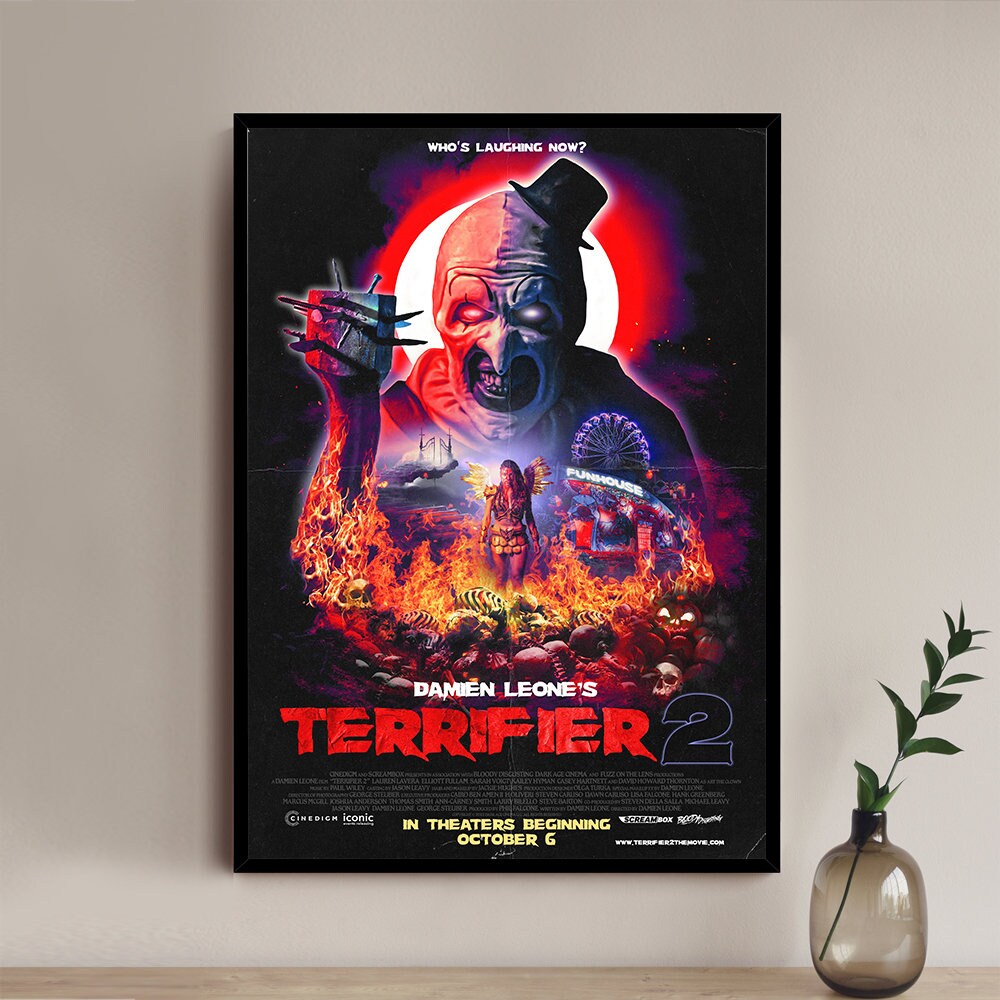 Terrifier 2 Movie Poster High Quality Silk Art Print Room - Etsy