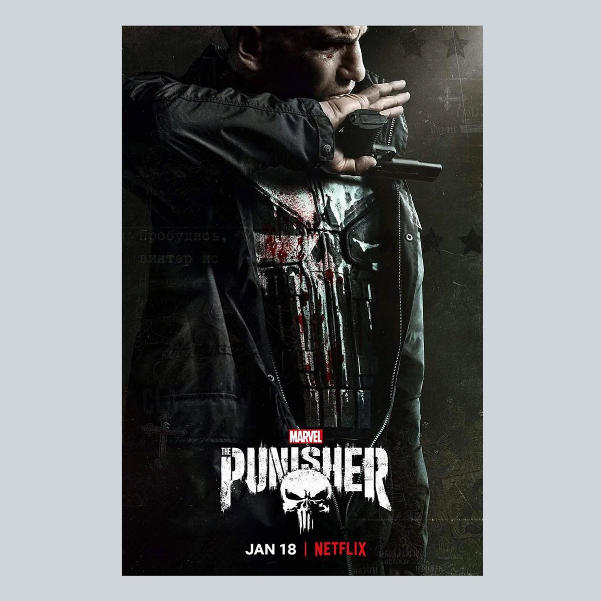 The Punisher Poster High Quality Canvas Art Print Room Decoration Art ...