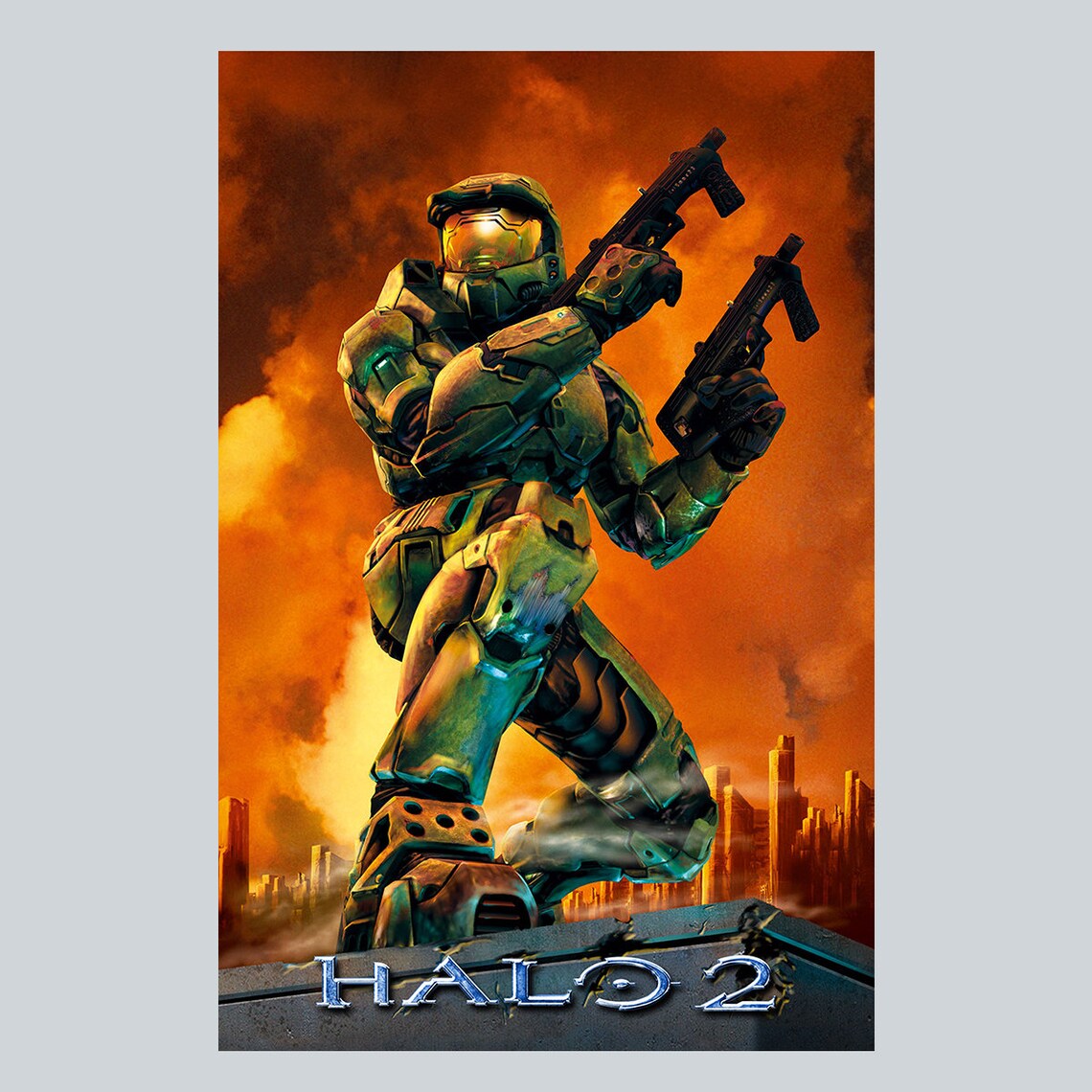 Halo 2 Poster High Quality Canvas Art Print Room Decoration Art Poster ...