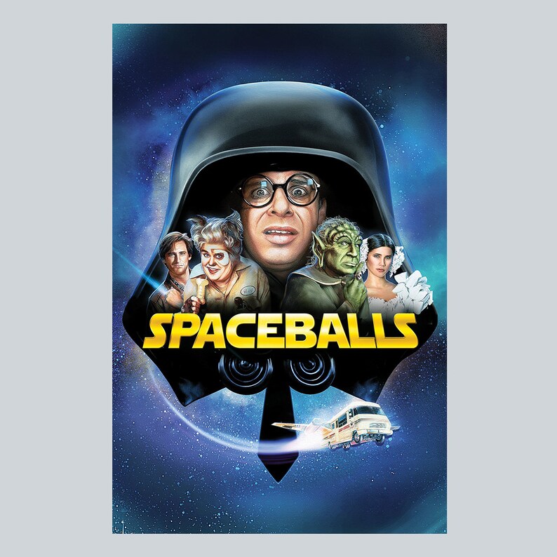 Spaceball Movie Poster High Quality Canvas Art Print Room Decoration ...