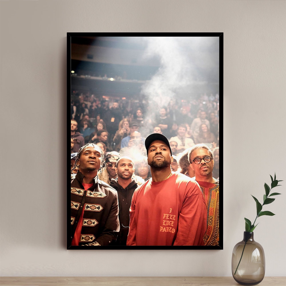 Kanye West Music Poster High Quality Canvas Art Print Room Decoration ...