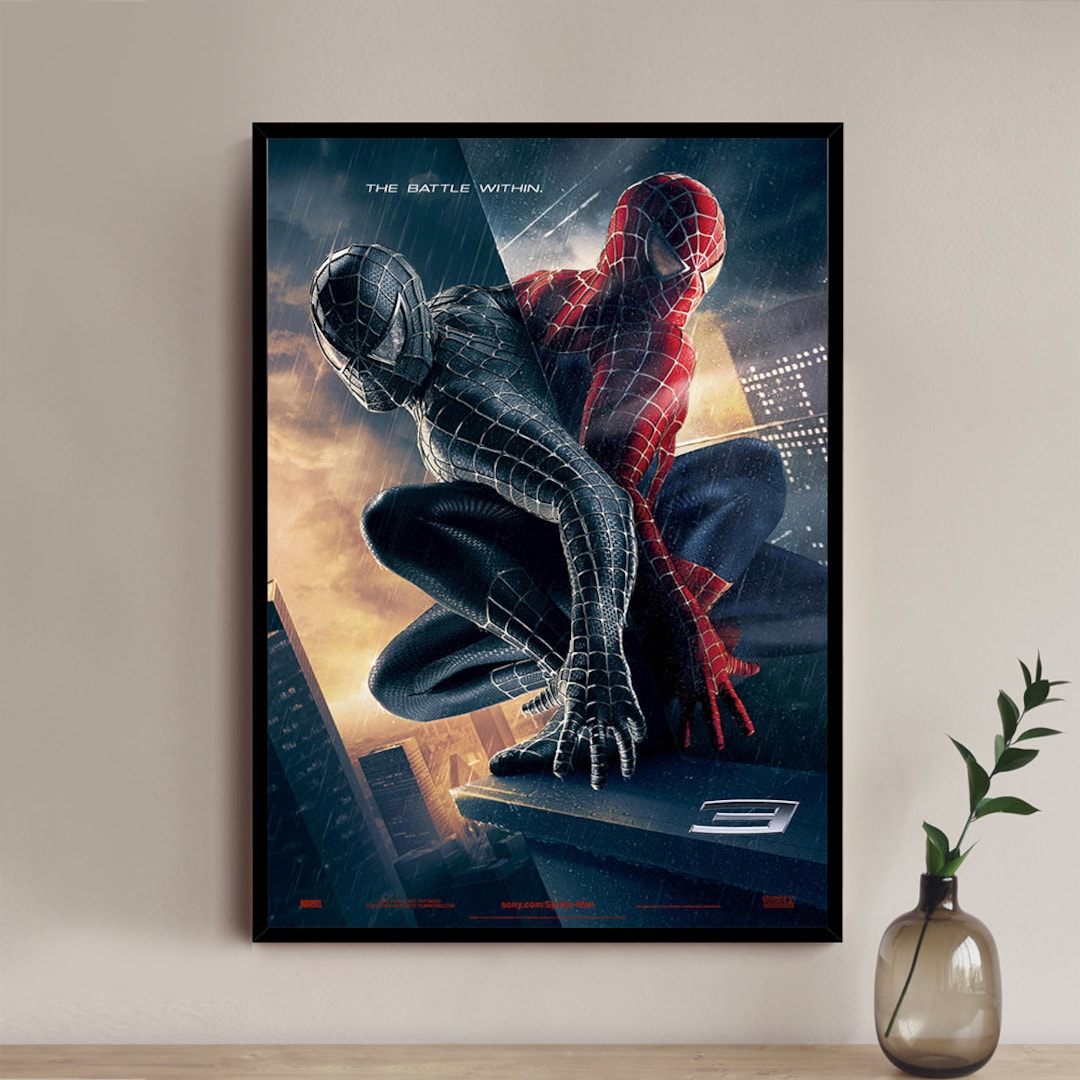 Spiderman 3 Movie Poster High Quality Canvas Art Print Room Decoration ...