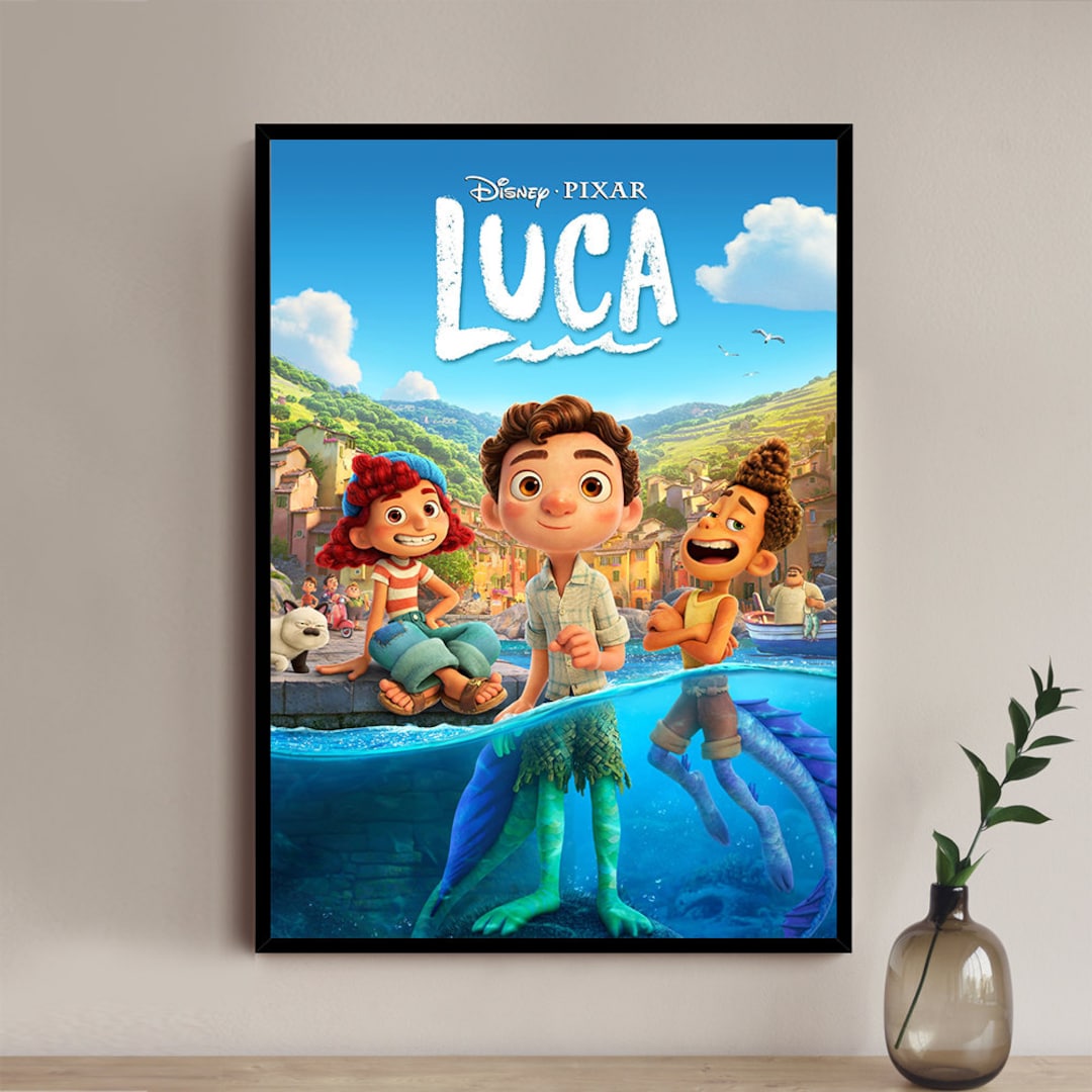 Luca 2021 Movie Poster High Quality Canvas Art Print Room Decoration ...