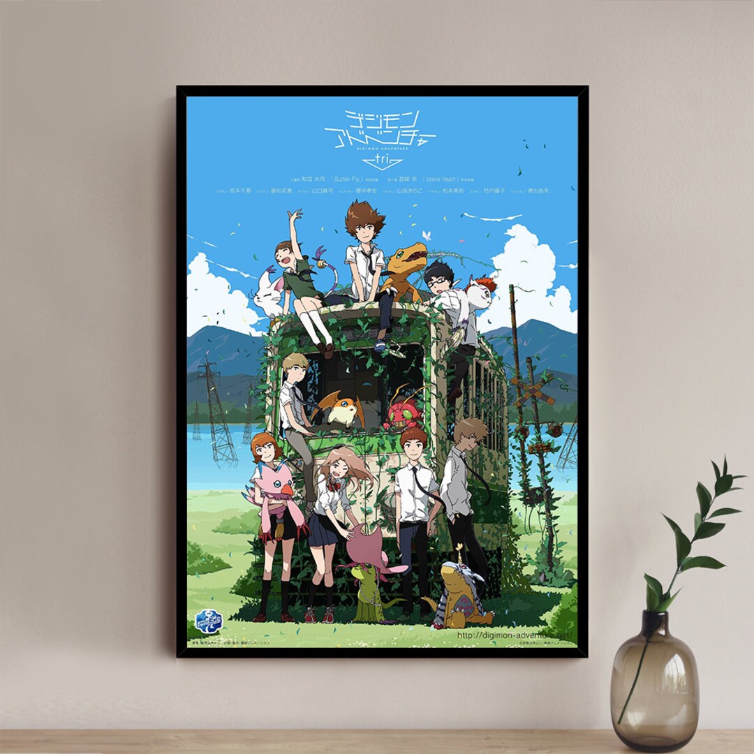 Digimon Adventure Tri Amina Poster High Quality Silk Wall - Etsy