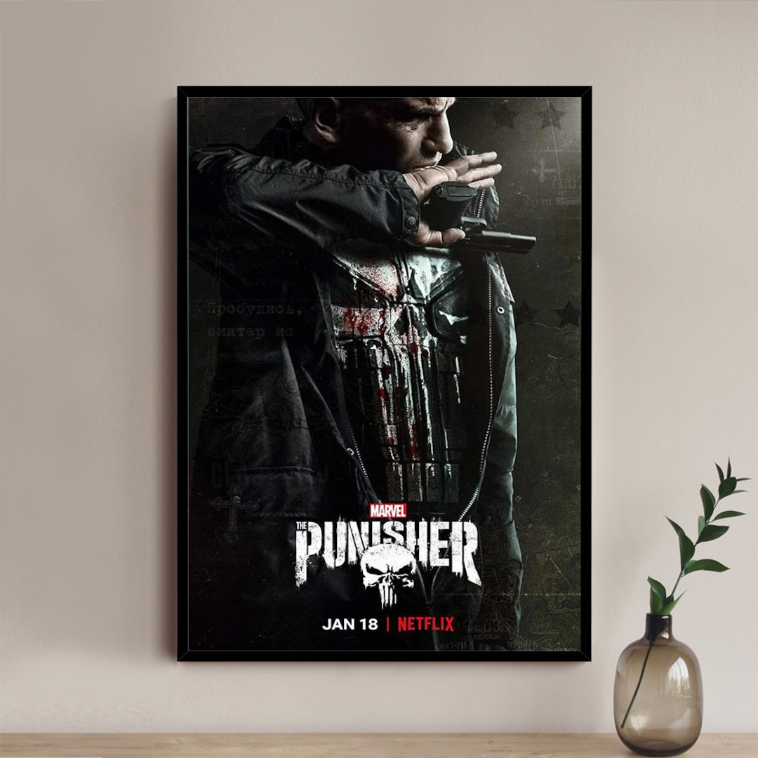 The Punisher Poster High Quality Canvas Art Print Room Decoration Art ...