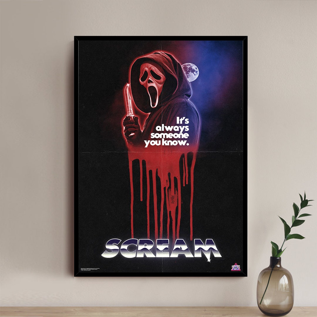 Scream Movie Poster High Quality Canvas Art Print Room Decoration Art ...