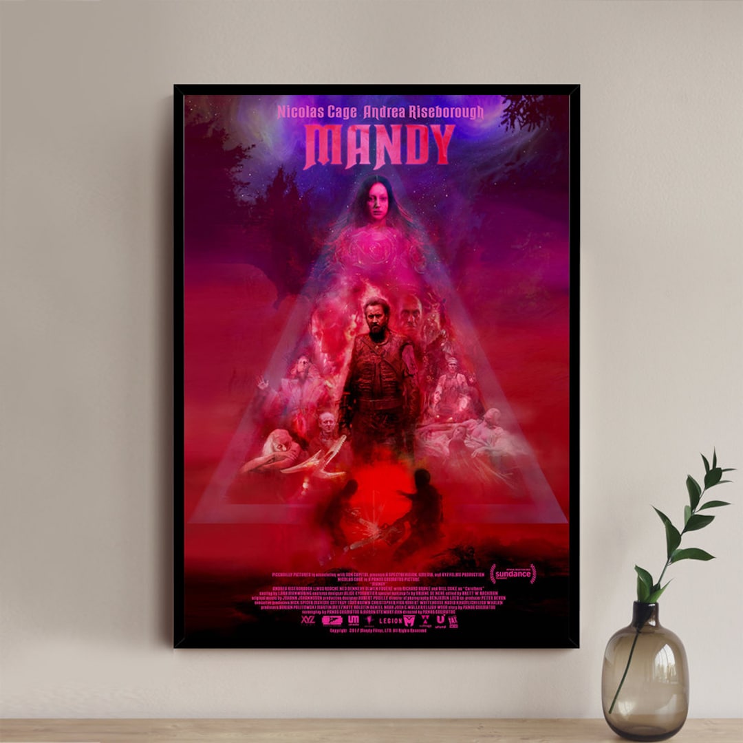 Mandy Movie Poster High Quality Canvas Art Print Room - Etsy