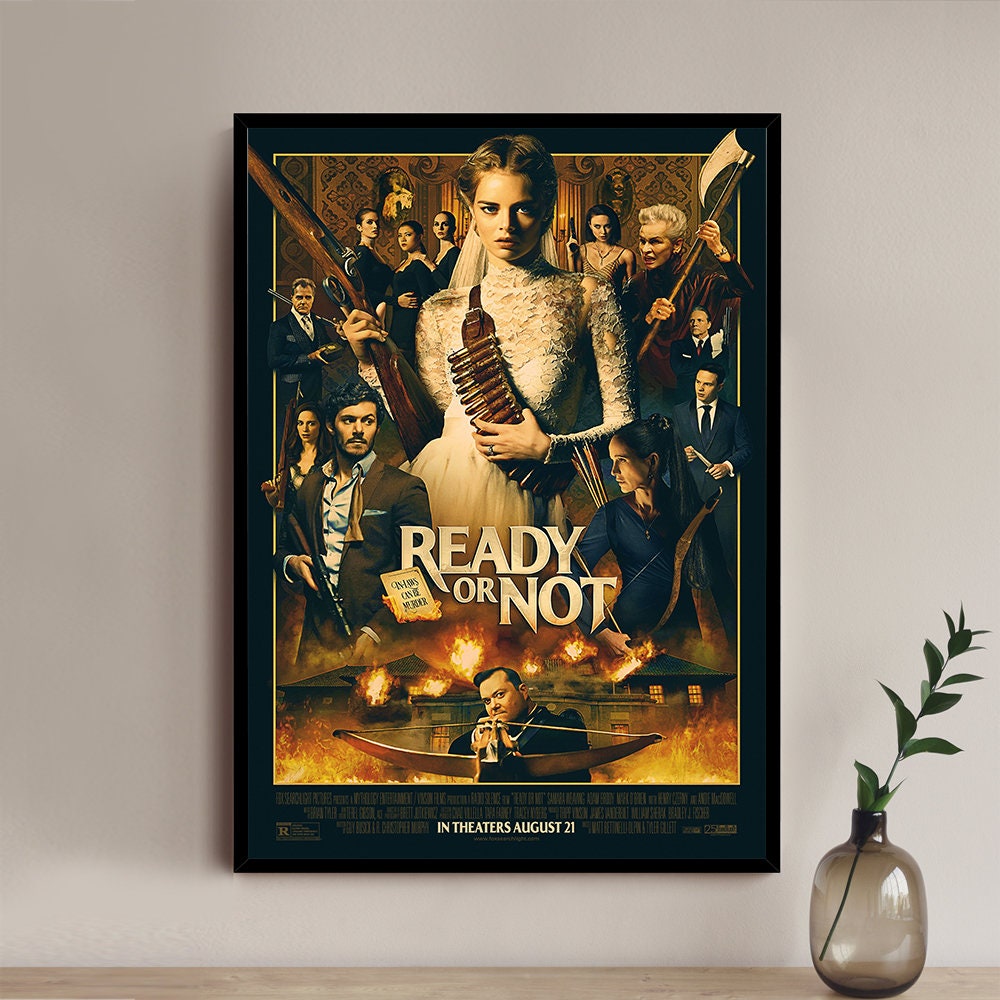 Ready or Not Film Classic Movie Poster High Quality Silk Art - Etsy