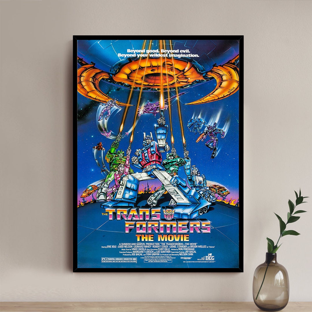 Transformers the Movie Poster High Quality Canvas Art Print Room ...
