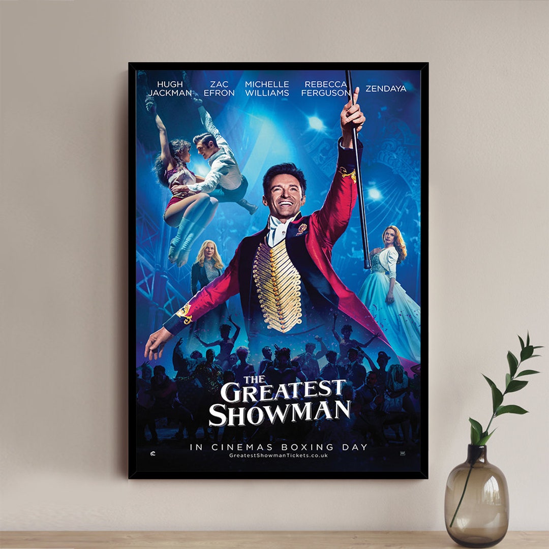 The Greatest Showman Movie Poster High Quality Canvas Art Print Room ...