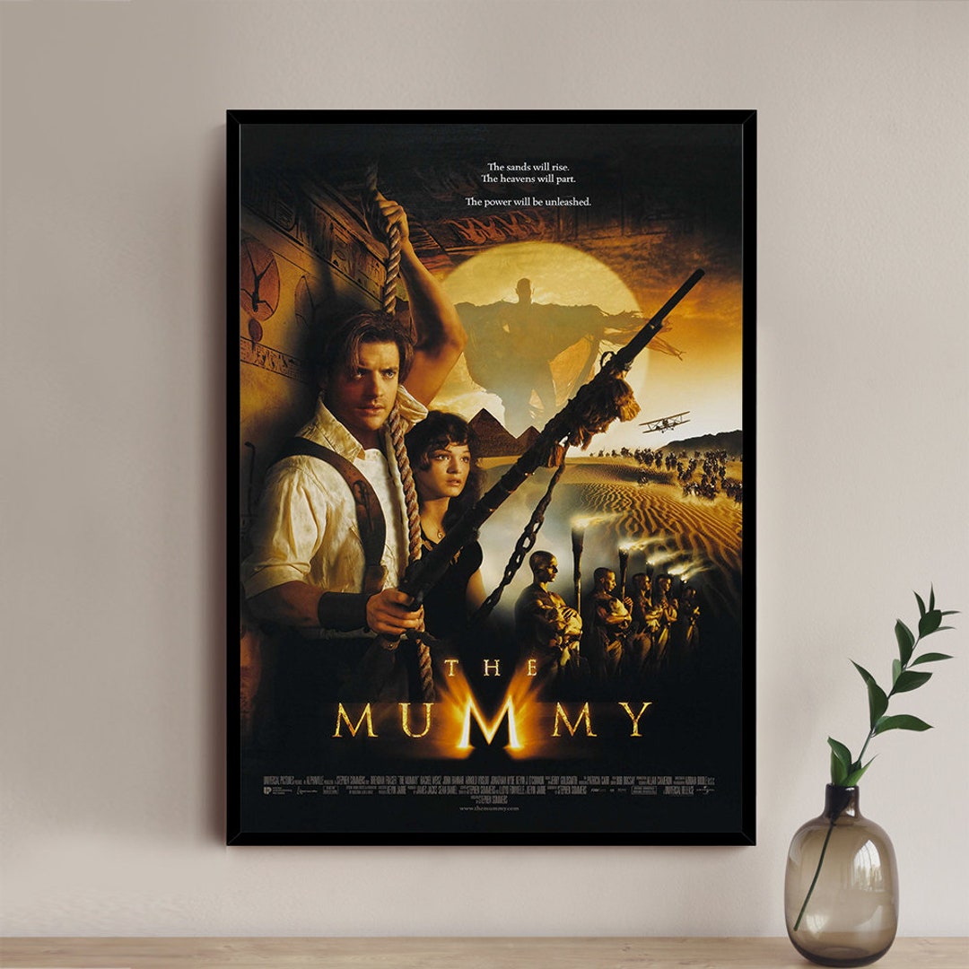 The Mummy Adventure Movie Poster High Quality Canvas Art Print Room ...