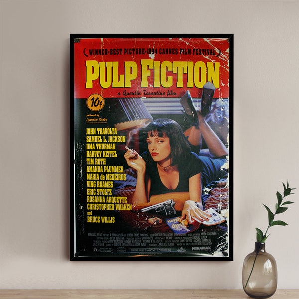 Pulp Fiction Art Print - Etsy