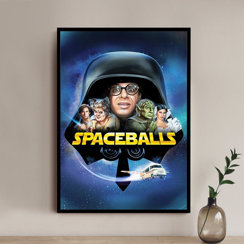 Spaceball Movie Poster High Quality Canvas Art Print Room Decoration ...