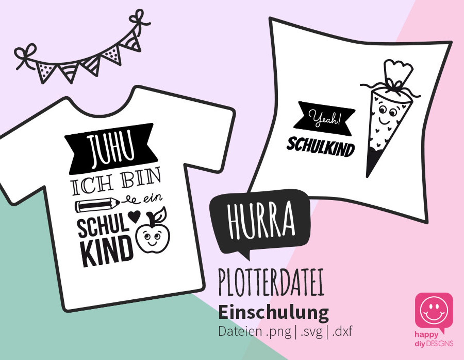 Plotterdatei Einschulung Set SVG Datei Schulkind - Etsy.de