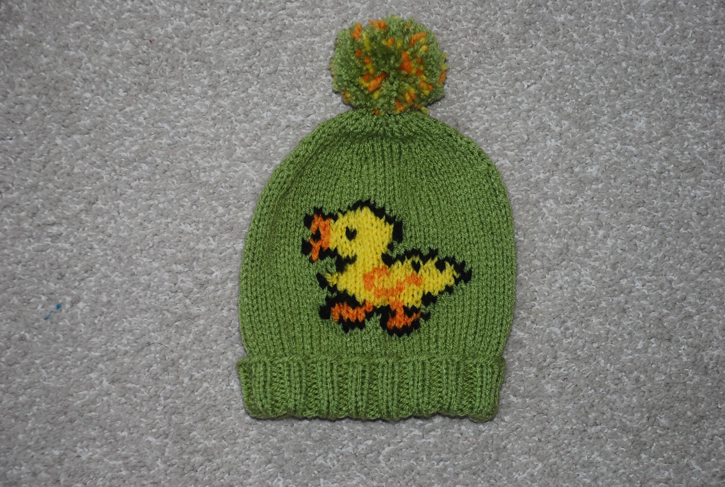 Beanie Hat, Chick, Knitting Pattern - Etsy
