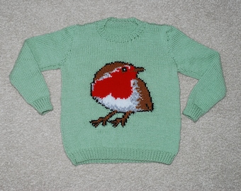 Knitting Pattern for Bunny Sweater Robin 13285 - Etsy
