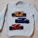 Racing Cars, Children's Jumper Knitting Pattern - Etsy