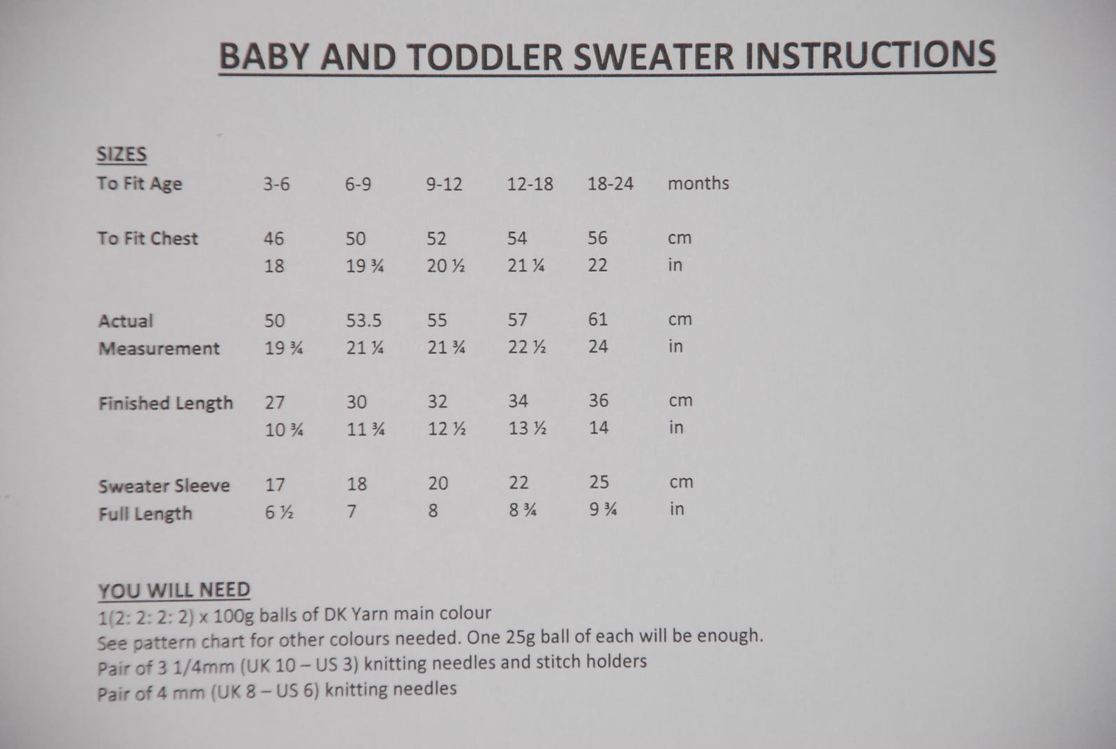 Chippy the Chick, Baby & Toddler's Jumper Knitting Pattern - Etsy