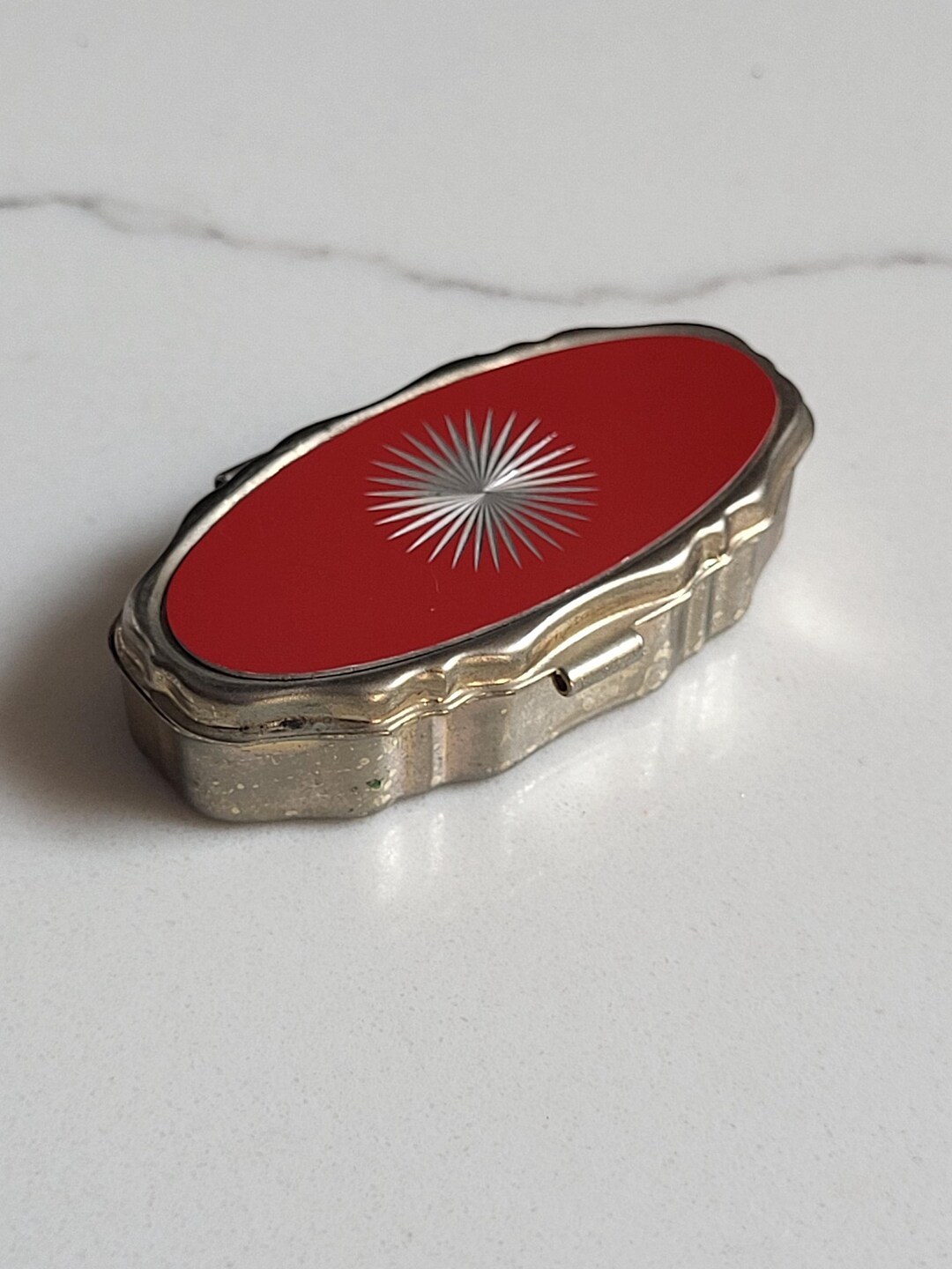Vintage Hong Kong Miniature Pill Box - Etsy