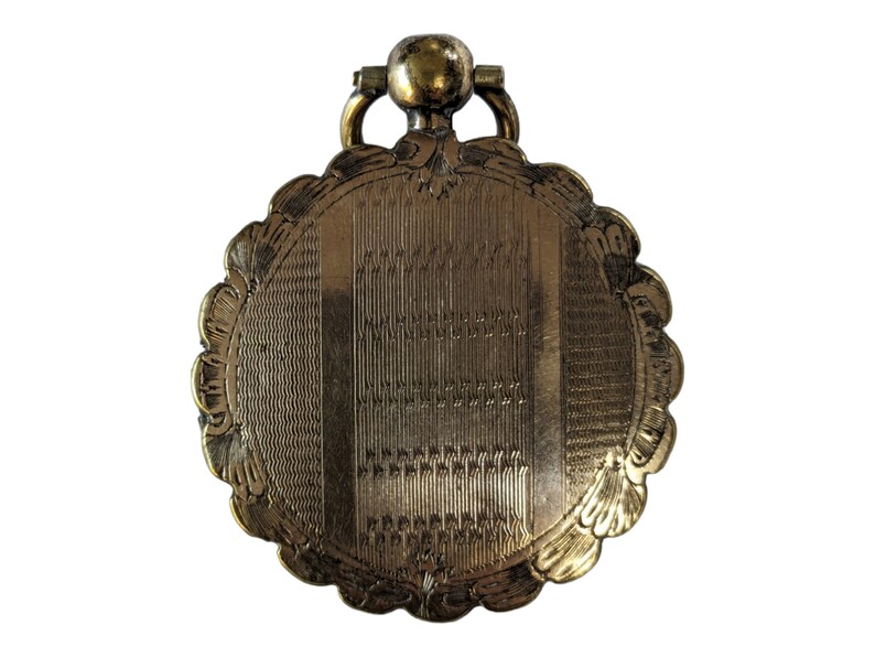 An Antique Victorian Silver Tone Photo Locket With Black & White Photo ...