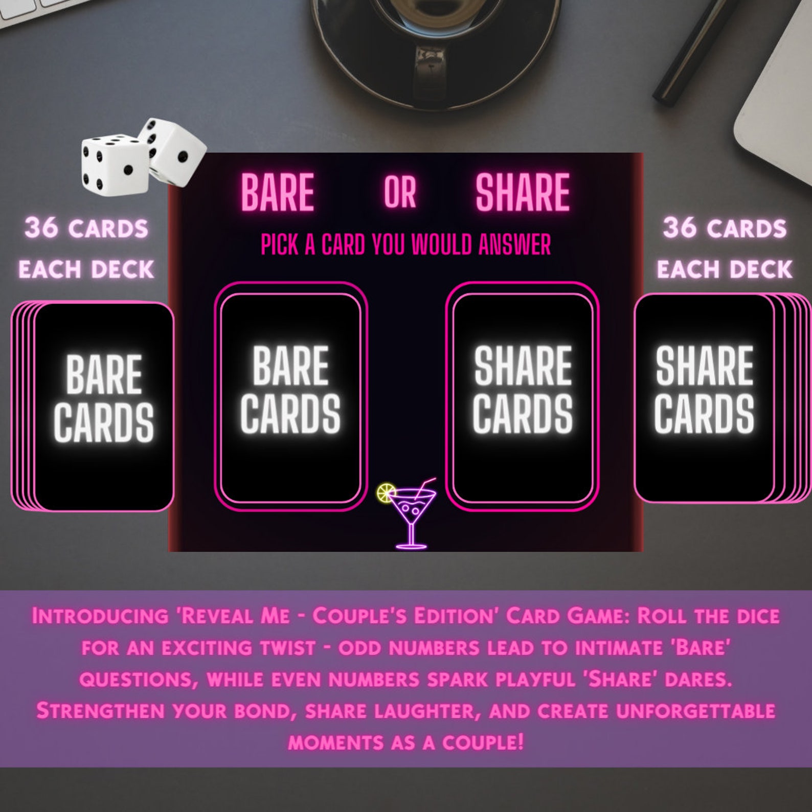 Couple Board Game | Printable Board Game | Couple Drink Game | Date ...