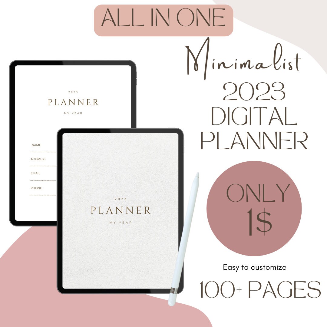 2023 Digital Planner Digital Planning Goodnotes Planner - Etsy