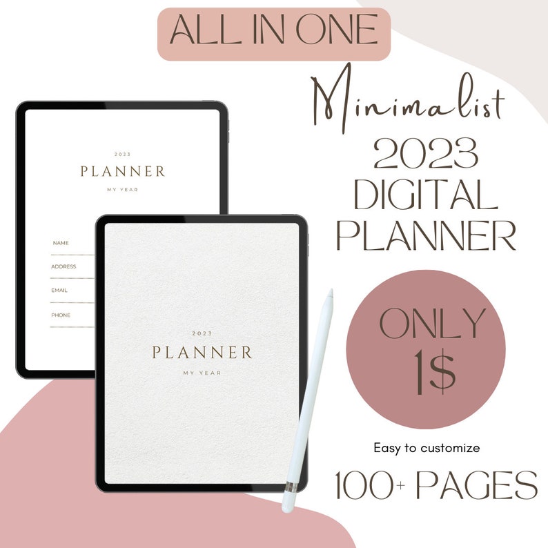 2023 Digital Planner Digital Planning Goodnotes Planner - Etsy
