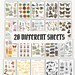 Printable Dark Academia/ Vintage / Scrapbook Sticker Sheets Journal ...