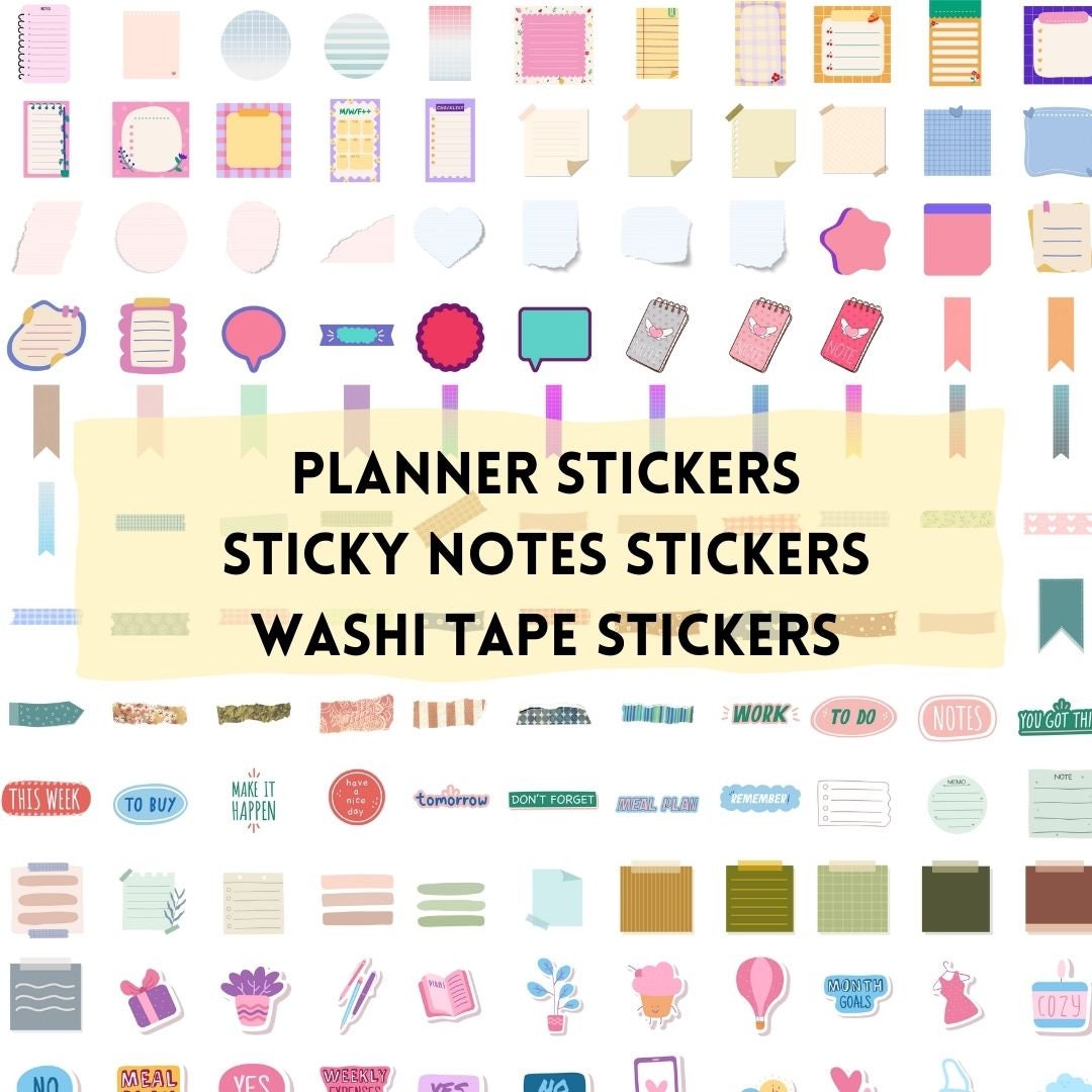 Mega Digital Planner Digital Stickers 999 Stickers, Goodnotes Files ...