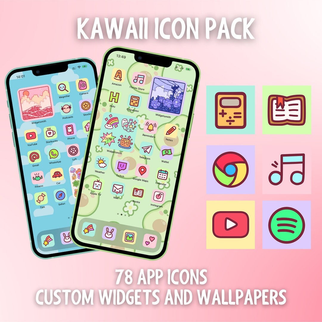 Kawaii App Icons, Cute Forest Ios Icons, Cottagecore iPhone Icons ...