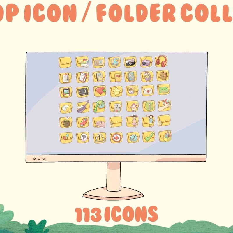 Desktop Icons - Etsy
