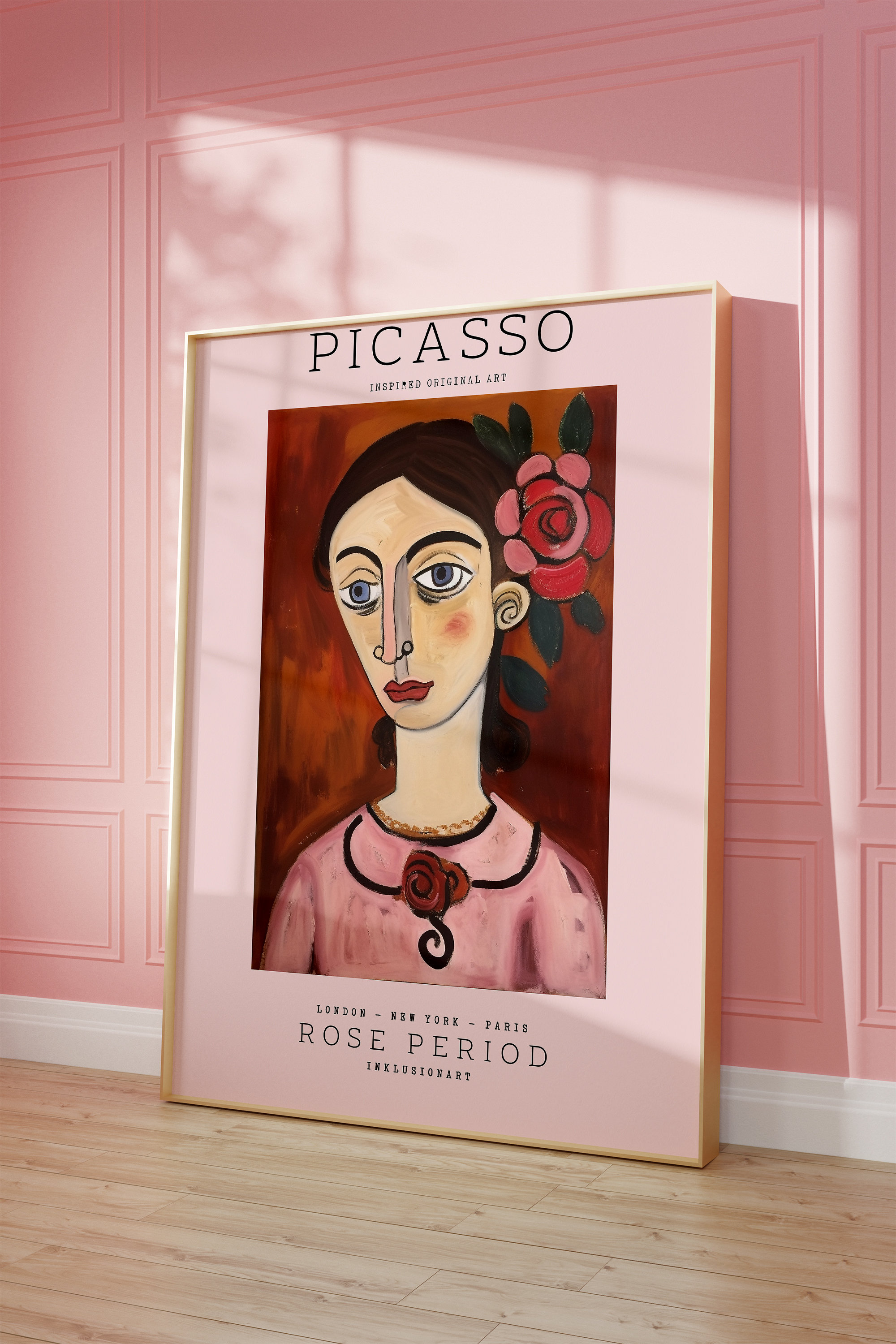 Picasso Style Portraits Rose Era Modern Wall Art Digital Download ...