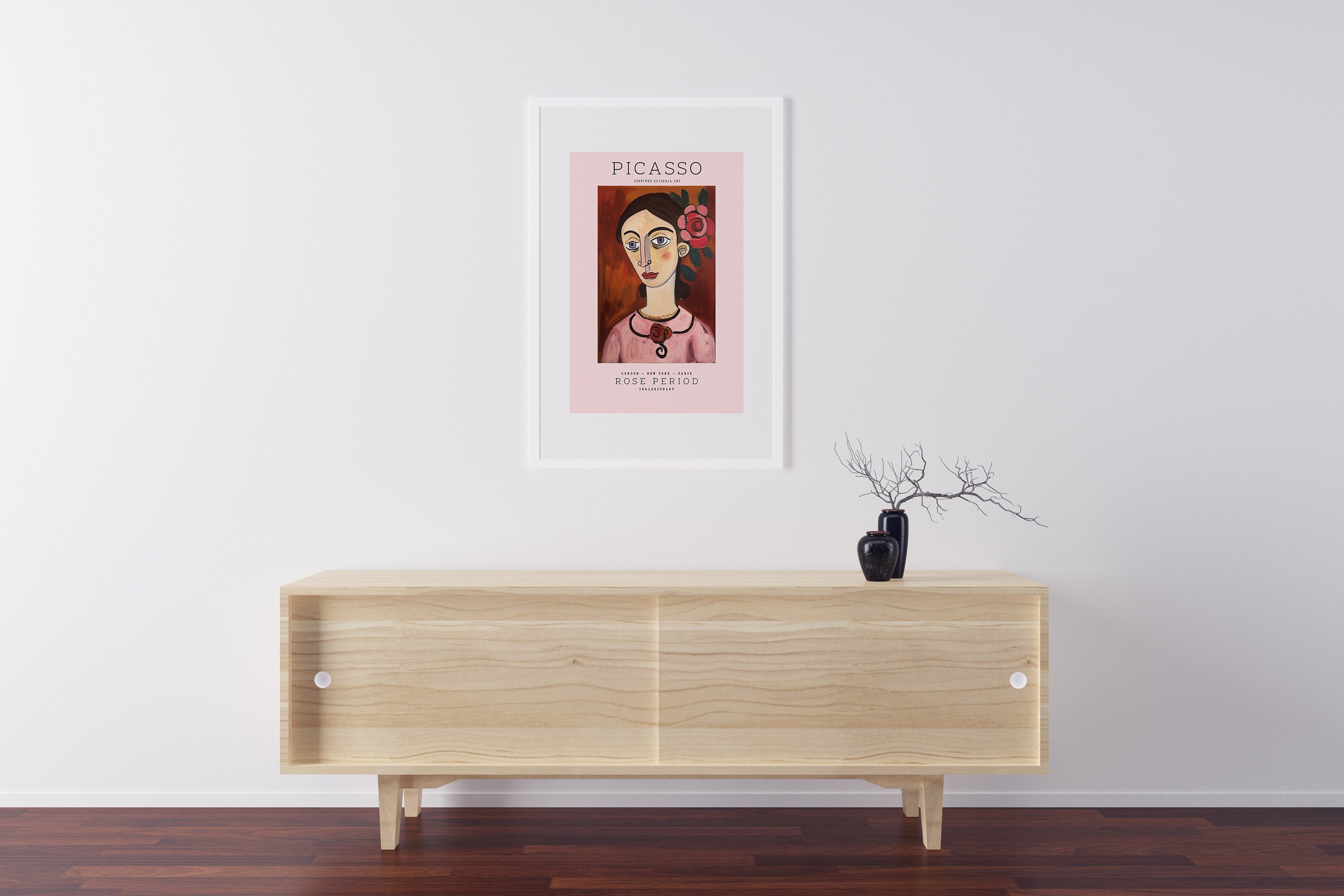 Picasso Style Portraits Rose Era Modern Wall Art Digital Download ...