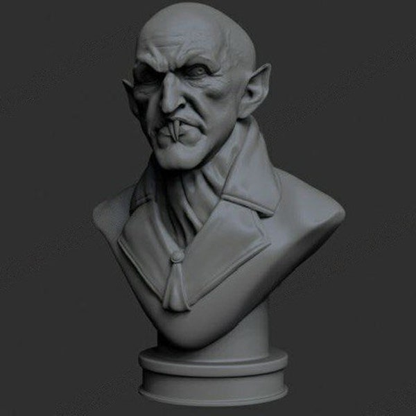 Vampire Bust 3d Stl - Etsy