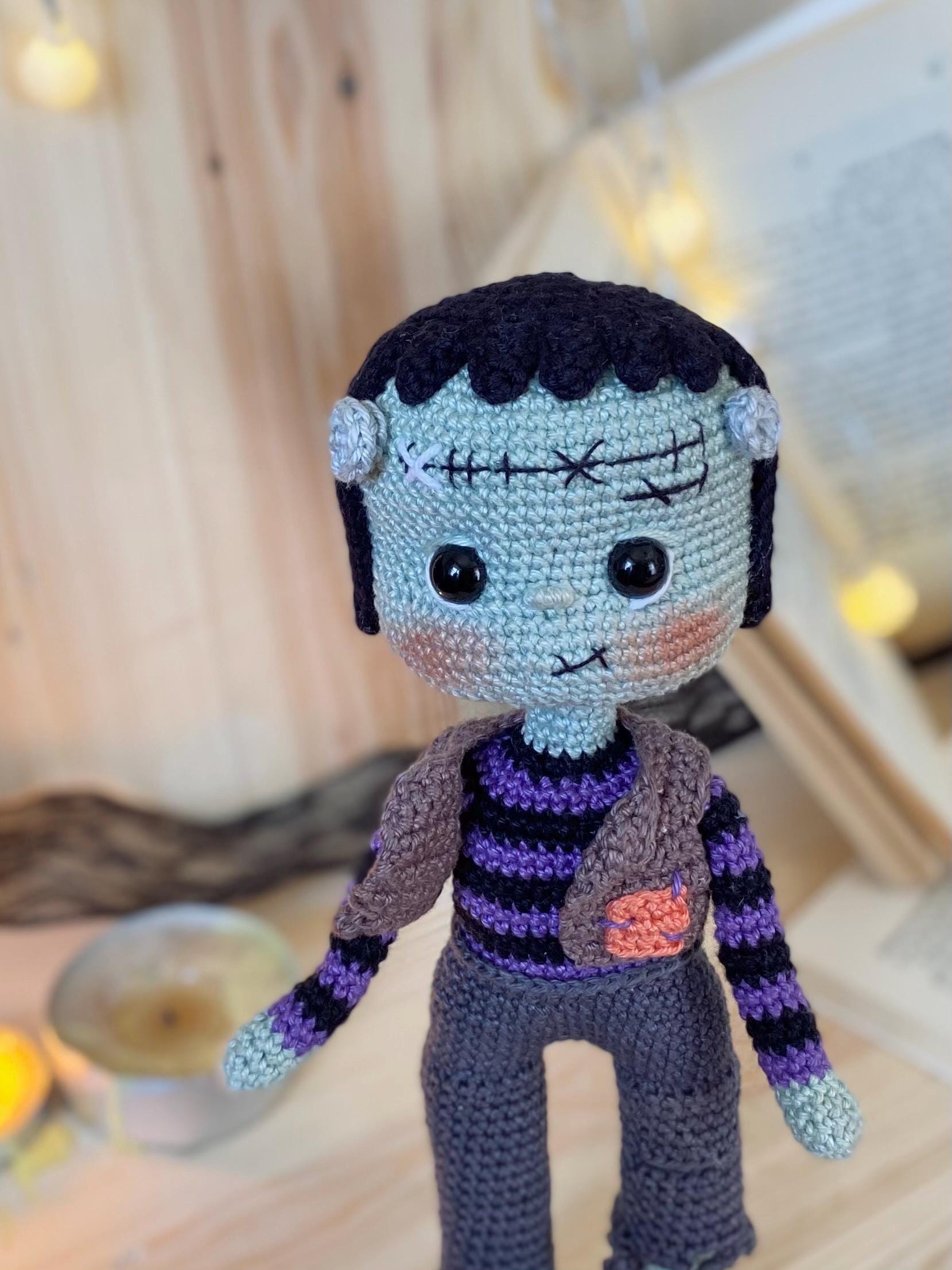 Frankenstein Amigurumi English Crochet PDF Pattern- Halloween Gift ...