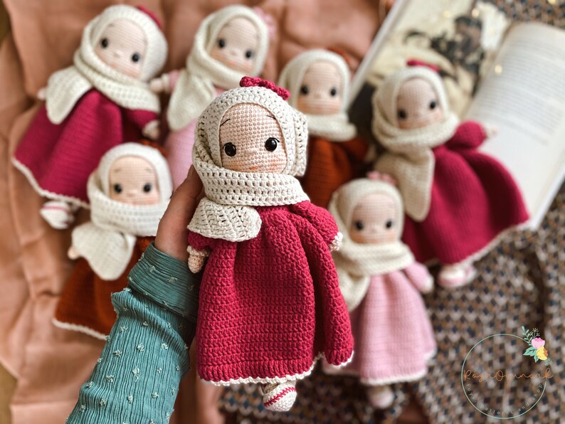 Hijabi Hanne Doll Amigurumi Pattern PDF TUTORIAL ENGLISH - Etsy