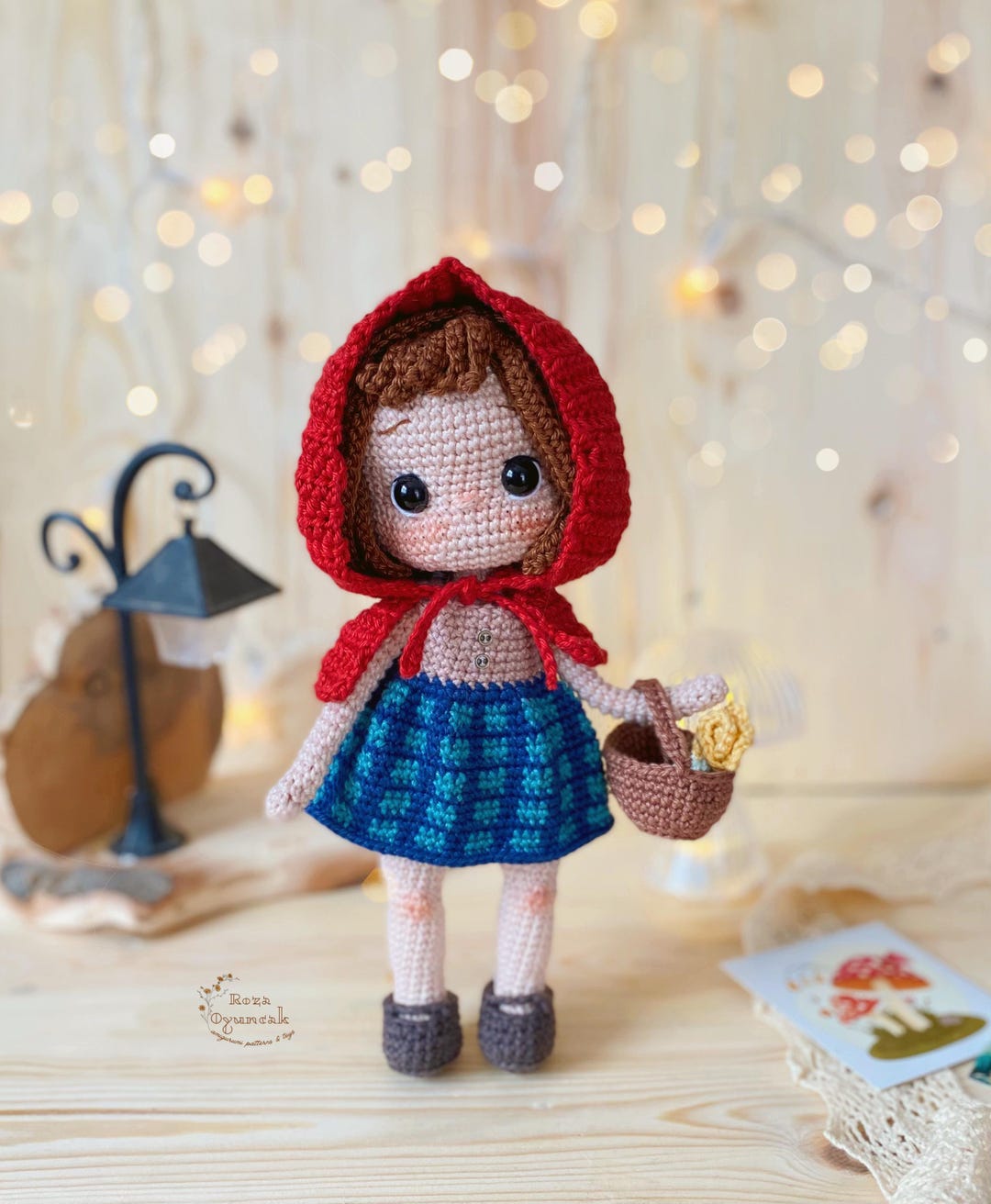 Little Red Riding Hood Crochet Amigurumi PDF English Pattern-diy ...