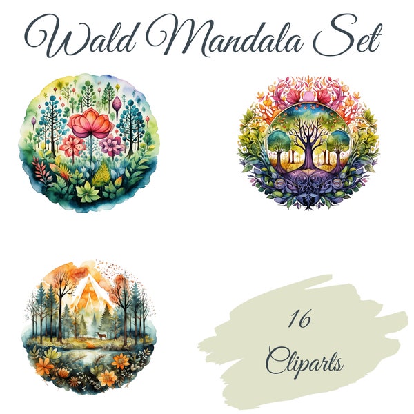 Forest Mandala - Etsy